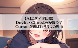 【AIエディタ比較】Devin・Clineと何が違う？Cursorが選ばれる3つの理由 - ITキャリアのプロ
